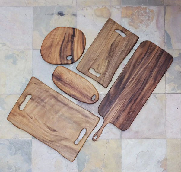 Large Cut Out Handle Wood Board - TerraKlay
