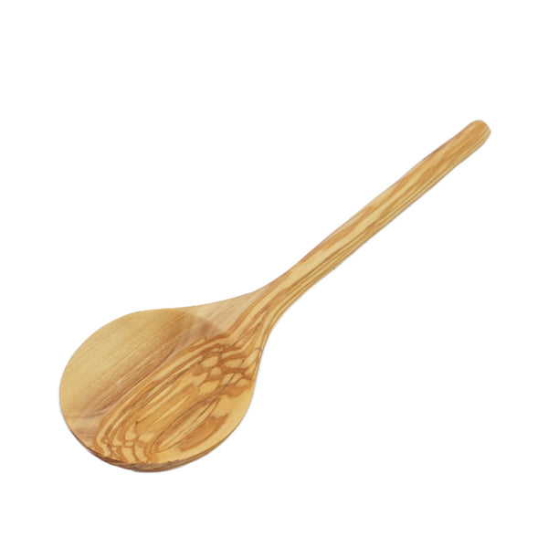 Olive Wood Shallow Spoon - TerraKlay
